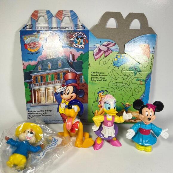 McDonald's | Toys | 993 Mcdonalds Disney Epcot Center Happy Meal Toys ...